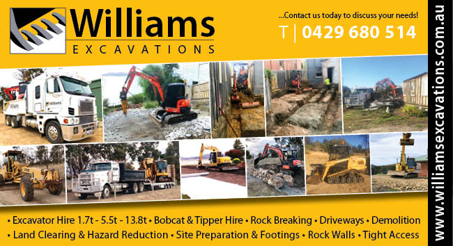 Williams Excavations - Excavation & Earthmoving Contractor Forcett | Yellow Pages®