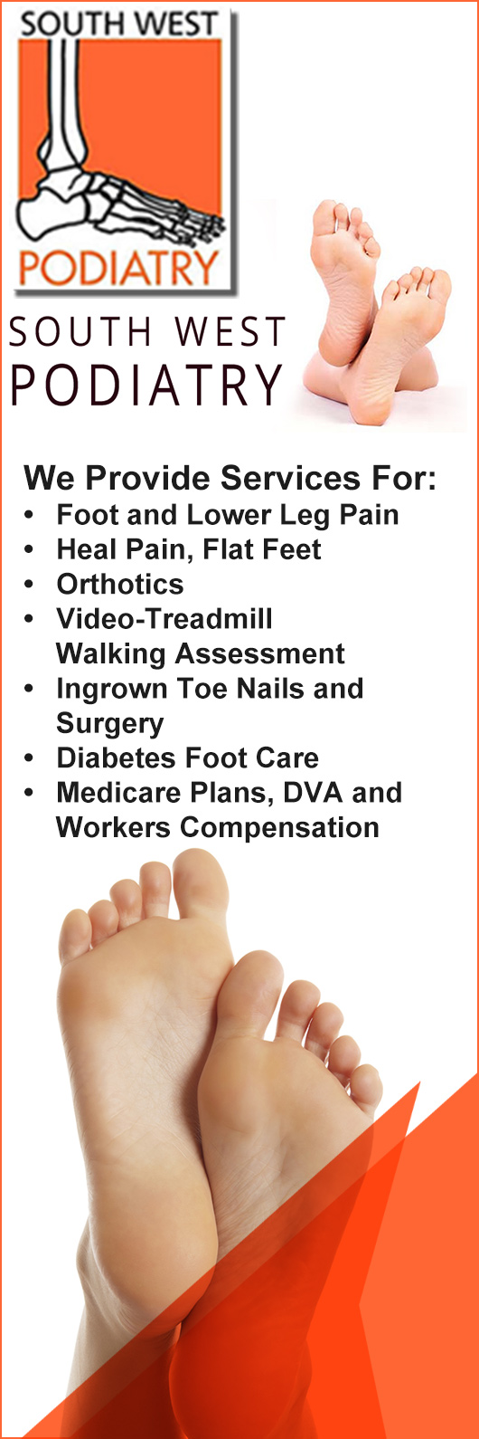 South West Podiatry Clinic - Podiatrist - 40 Queen St - Campbelltown
