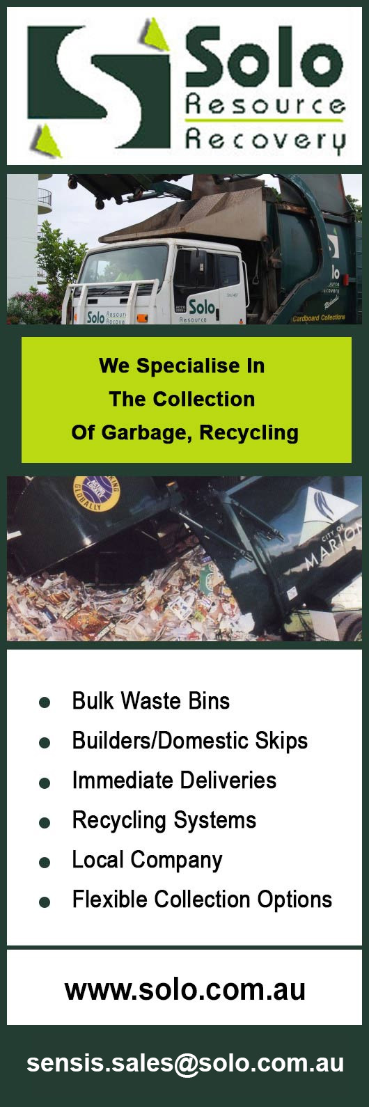 Solo Resource Recovery - Waste Disposal & Reduction Services Chinderah ...