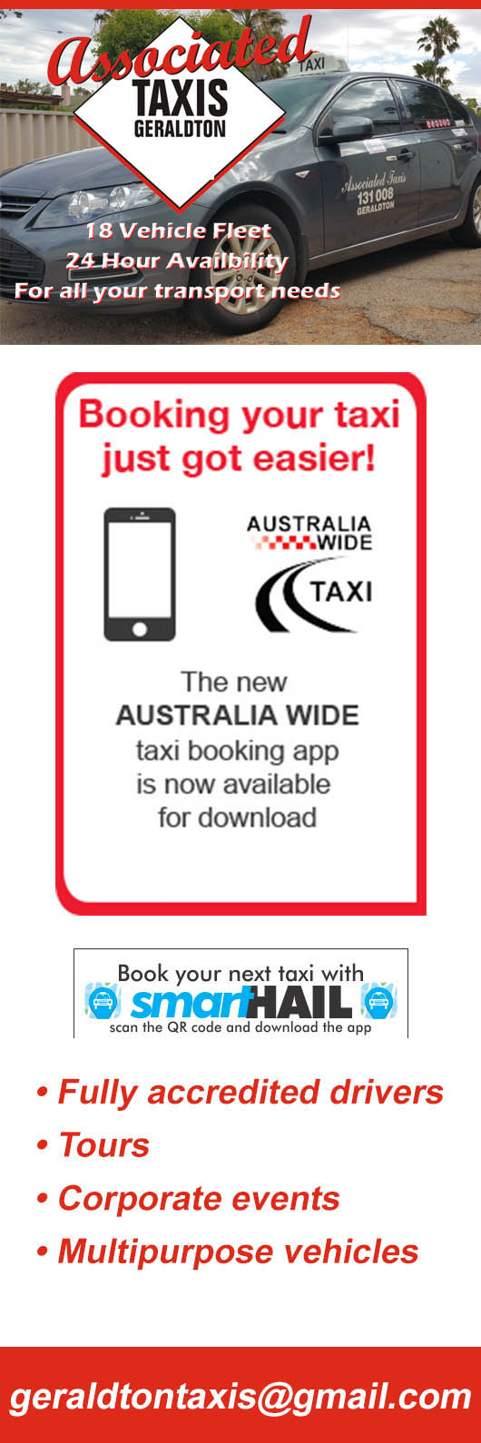 Geraldton Associated Taxis - Taxi 39 Flores Rd, Wonthella WA 6530 ...