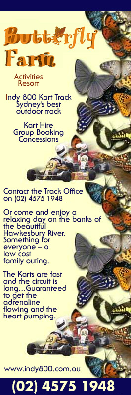 Butterfly Farm Indy 800 Kart Track - Go-Kart Hire 446 Wilberforce Rd ...