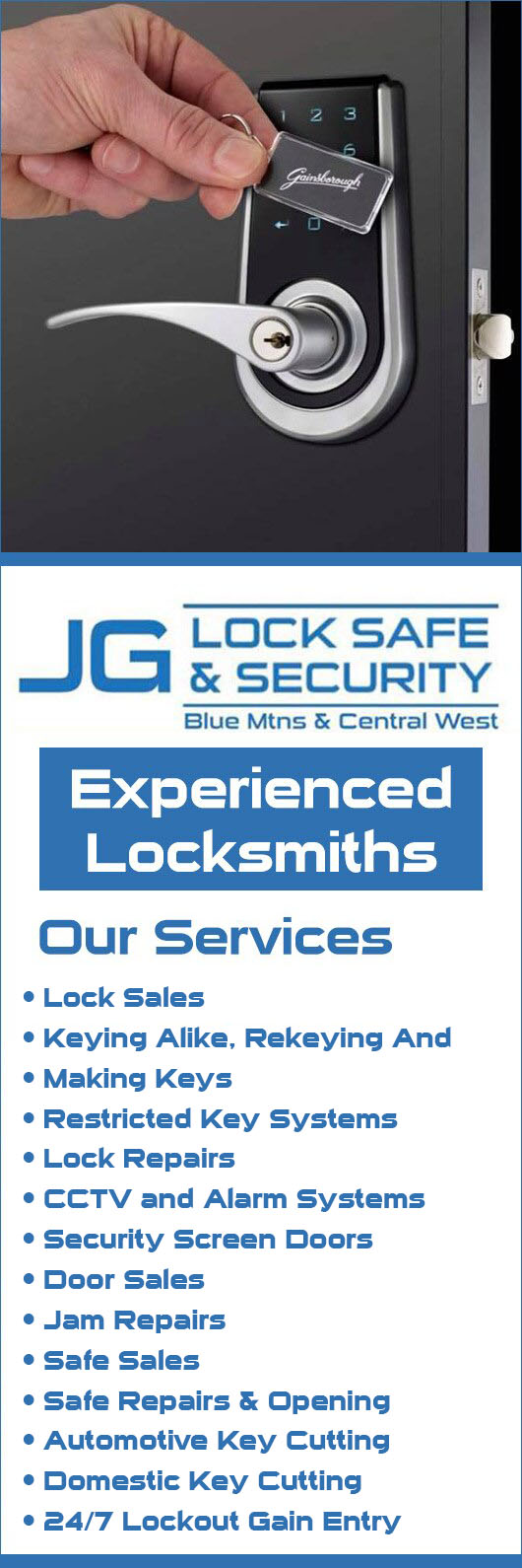 JG Lock Safe & Security - Locksmiths & Locksmith Services 29 Main St ...