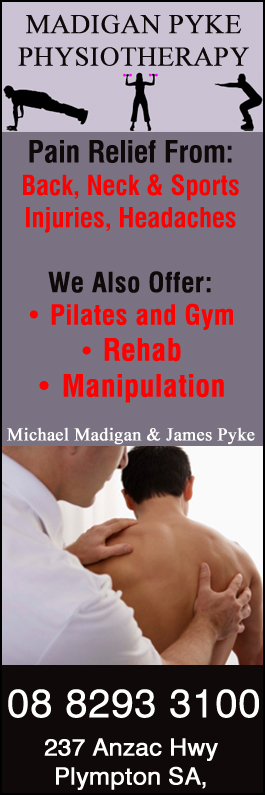 Madigan Pyke Physiotherapy - Physiotherapist 237 Anzac Hwy, Plympton SA ...