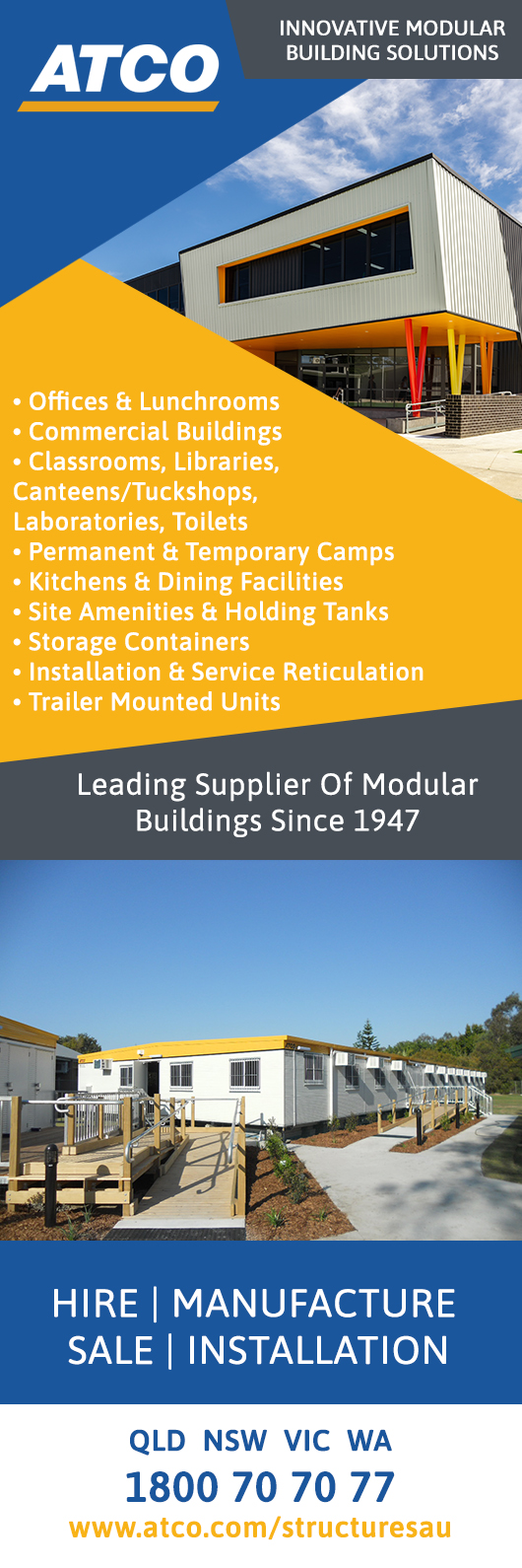 ATCO Structures & Logistics Pty Ltd - Buildings - Prefabricated ...