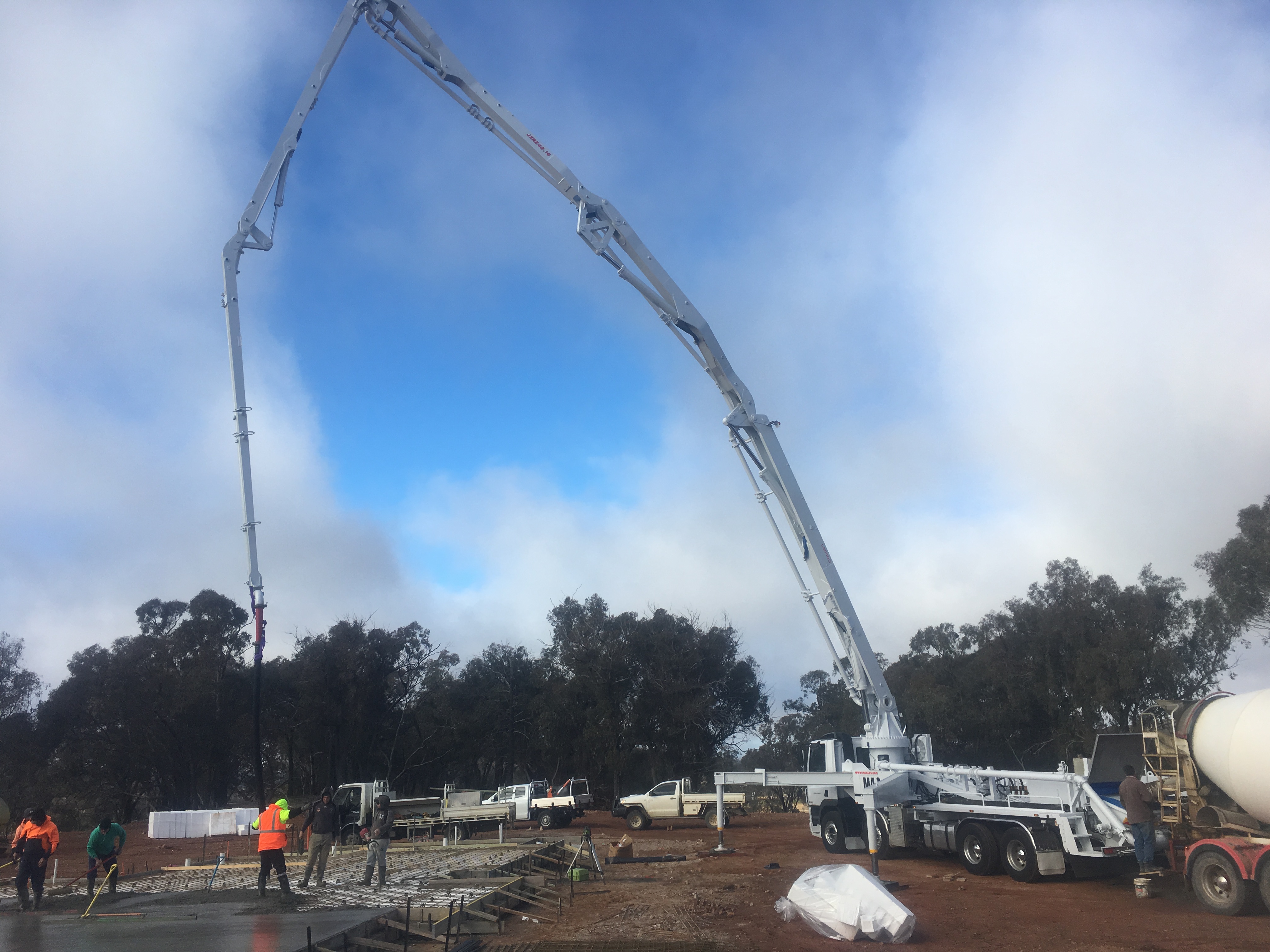 Hiflow Concrete Pumps - Concrete Pumping Orange | Yellow Pages®