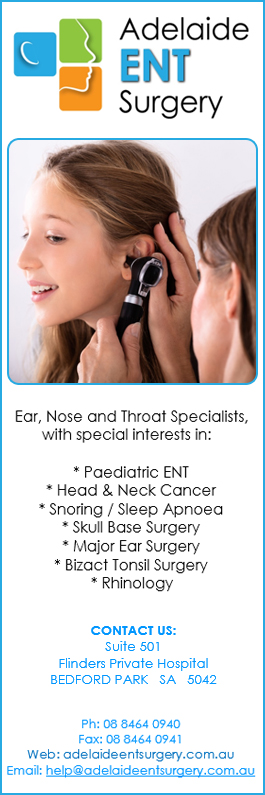 Adelaide ENT Surgery - Otolaryngology (Ear, Nose & Throat) - Level 5 ...