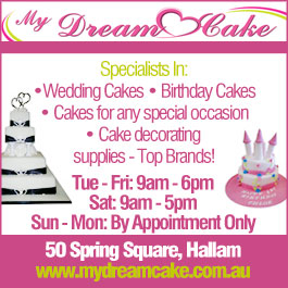 My Dream Cake - Cake Decorating Supplies - Unit 2/ 261 Princes Hwy - Hallam