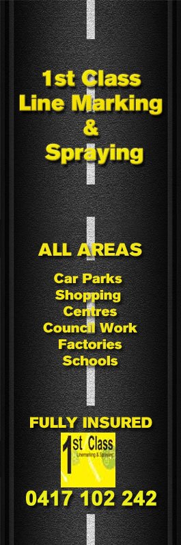 1st Class Line Marking & Spraying - Road Signs & Line Marking Reservoir ...
