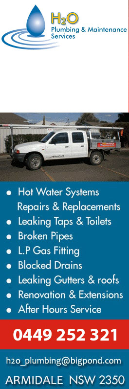H2O Plumbing & Maintenance Services - Plumbers Armidale | Yellow Pages®