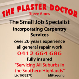 The Plaster Doctor - Plasterers Mittagong | Yellow Pages®