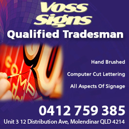 Voss Signs - Signwriters - Unit 3 12 Distribution Ave - Molendinar