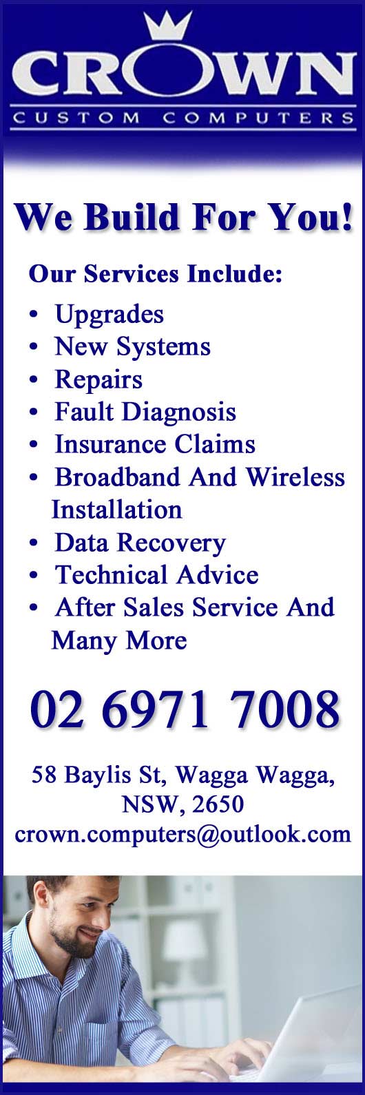 Crown Custom Computers - Computer Parts & Equipment Wagga Wagga ...