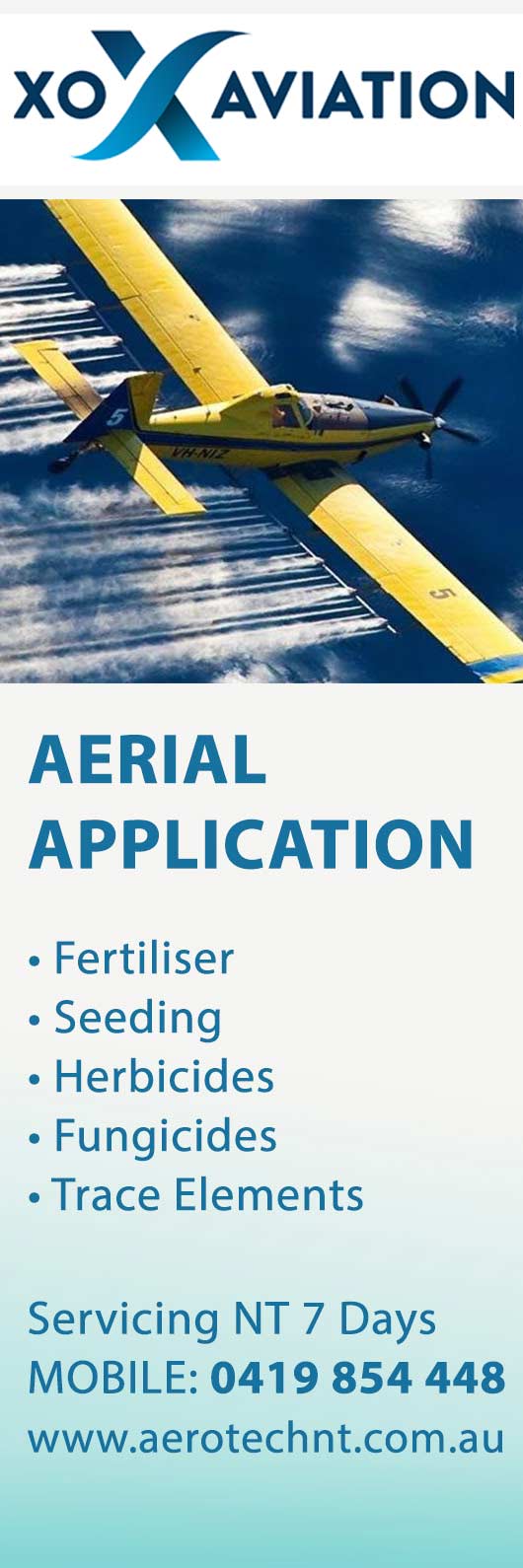 XO Aviation - Aerial Agricultural Services Batchelor | Yellow Pages®