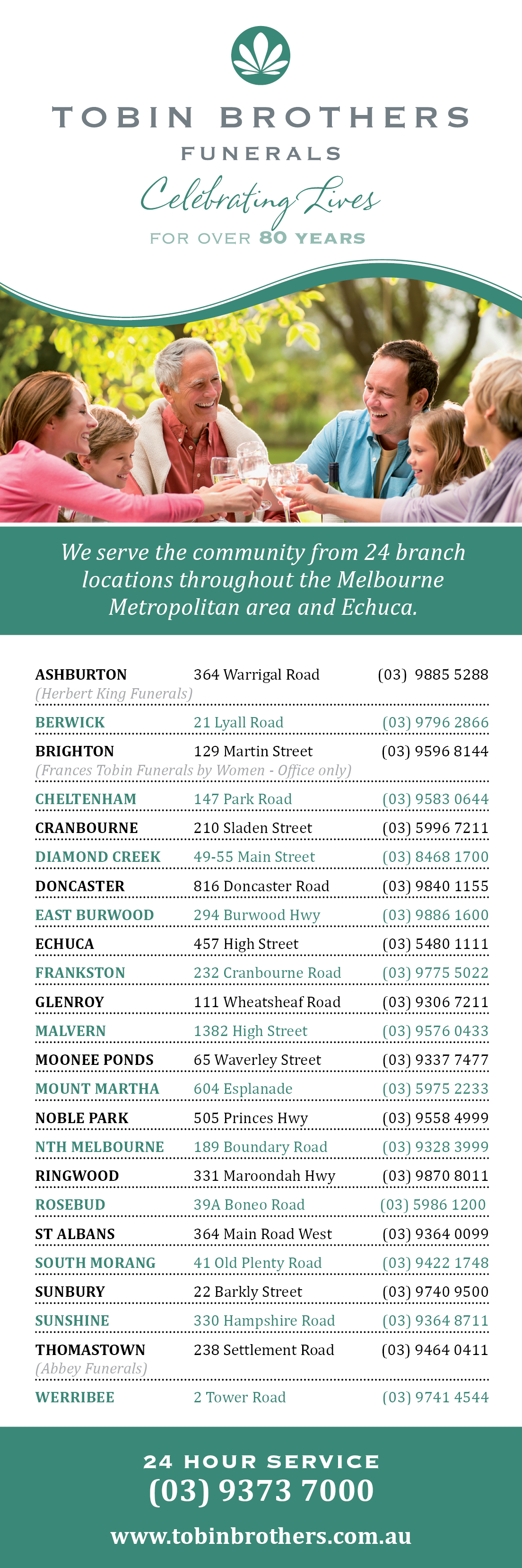 Tobin Brothers Funerals - Funeral Directors 189 Boundary Rd, North ...