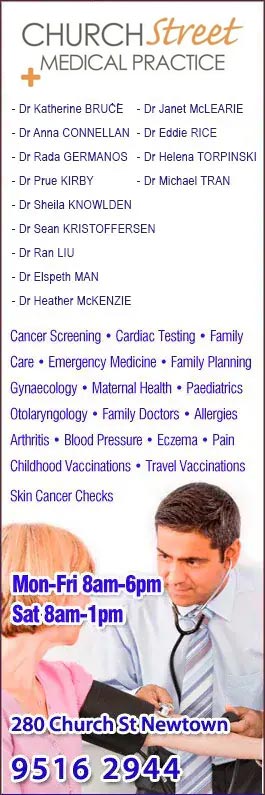 Church Street Medical Practice - Medical Centres 280 Church St, Newtown ...