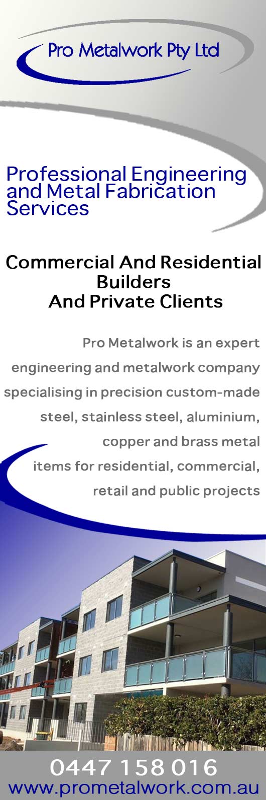 Pro Metalwork Pty Ltd - Metal Workers Unit 2 15-17 Tooth St, Mitchell ...