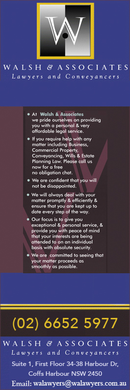 Walsh & Associates Lawyers & Conveyancers - Lawyer Coffs Harbour ...